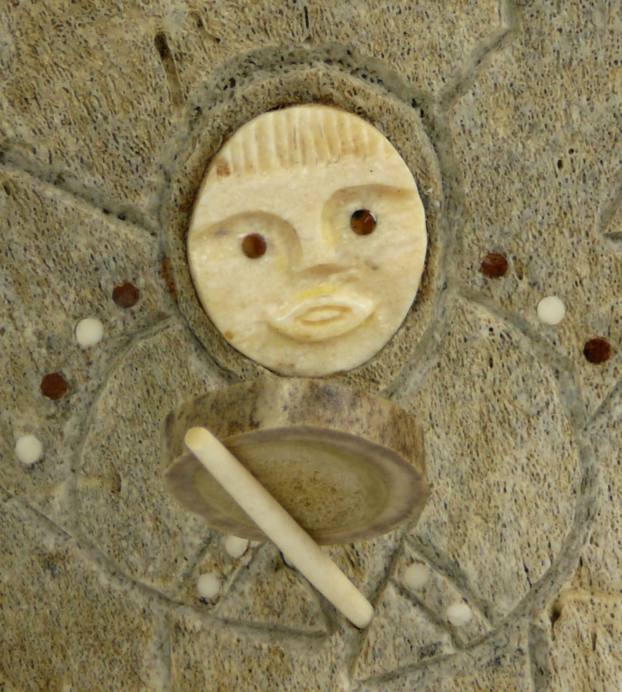Drummer Relief Carving - Herbert Barr | Maruskiya's of Nome Alaska ...