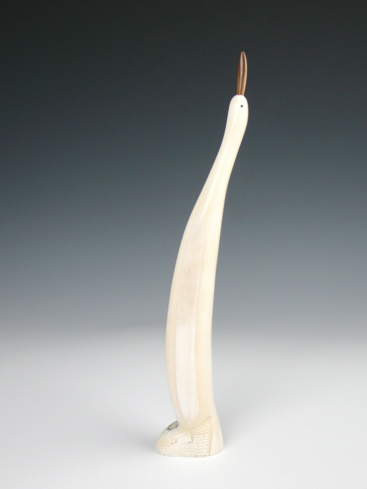 Ivory Cormorant - Cliff Apatiki | Maruskiya's of Nome Alaska Native Art