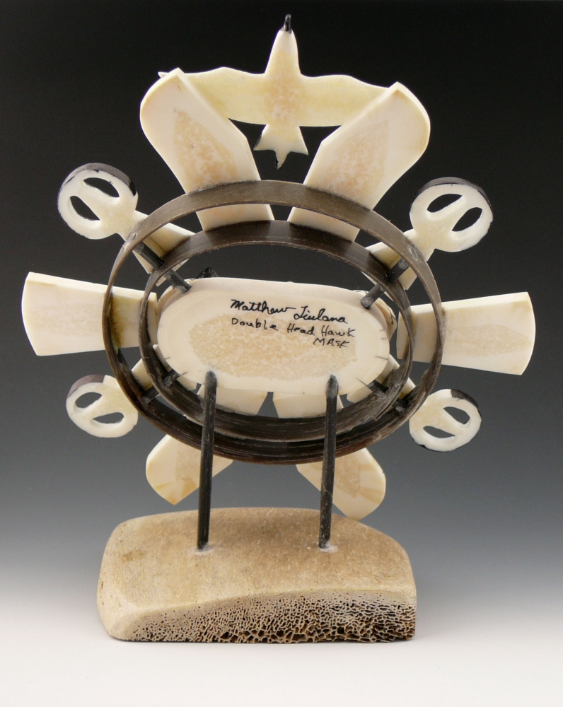 Double Head Hawk Mask - Matthew Tiulana | Maruskiya's of Nome Alaska ...