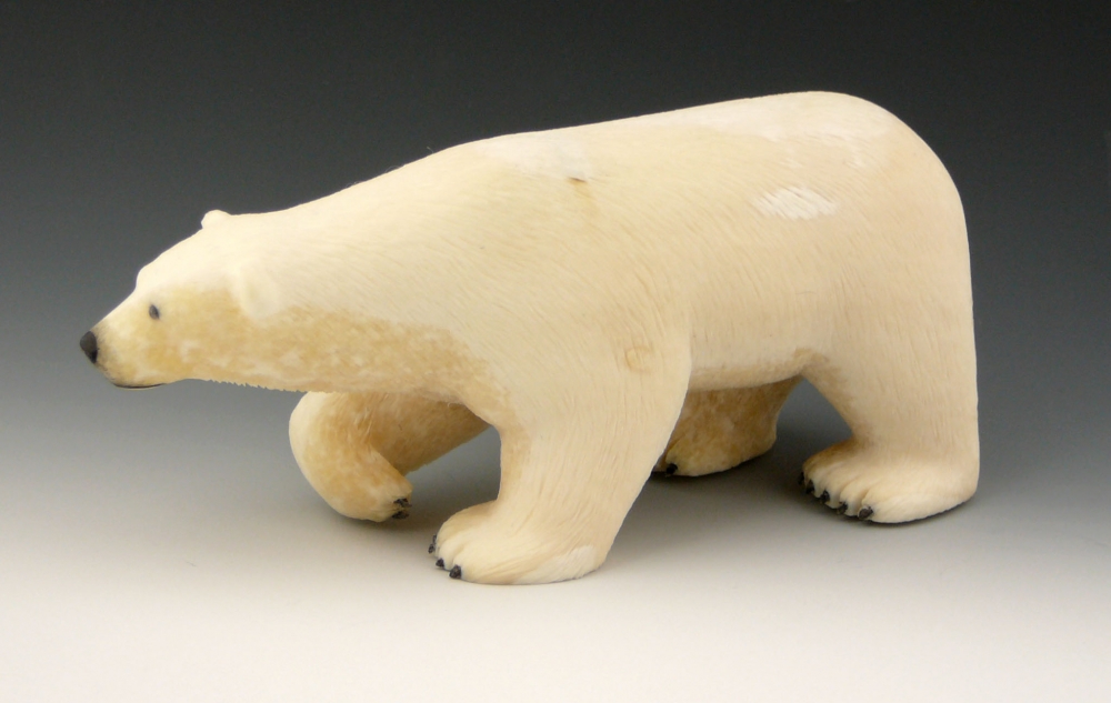 Walking Polar Bear - Miller Kingeekuk | Maruskiya's of Nome Alaska ...