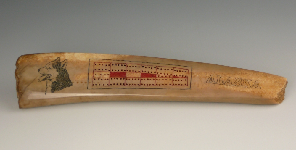 Cribbage Board with Husky - Wagner Wongittilin | Maruskiya's of Nome ...
