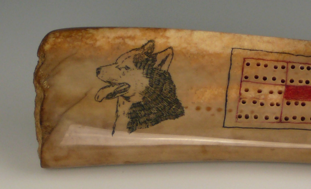 Cribbage Board with Husky - Wagner Wongittilin | Maruskiya's of Nome ...