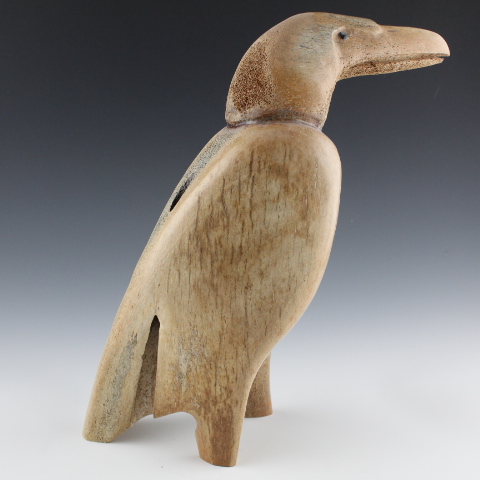 Raven Statue - Chis Aningayou | Maruskiya's of Nome Alaska Native Art