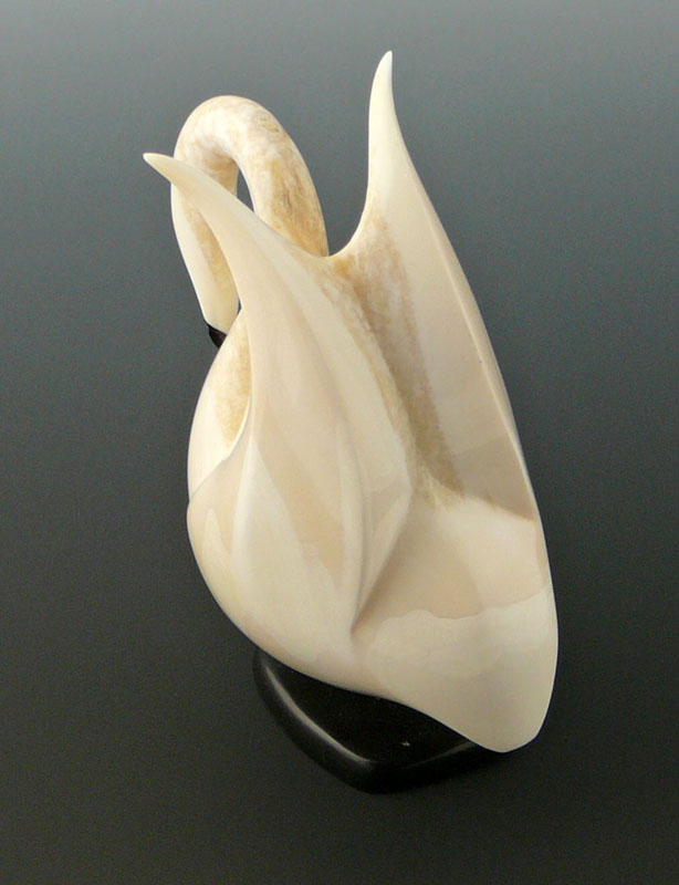Ivory Swan - Cliff Apatiki | Maruskiya's of Nome Alaska Native Art