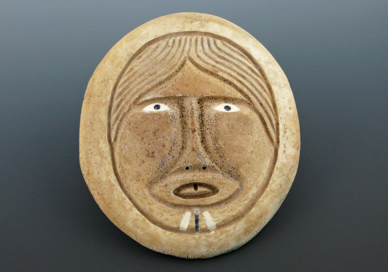 Woman's Face Mask with Chin Tattoos - John Weyiouanna | Maruskiya's of ...